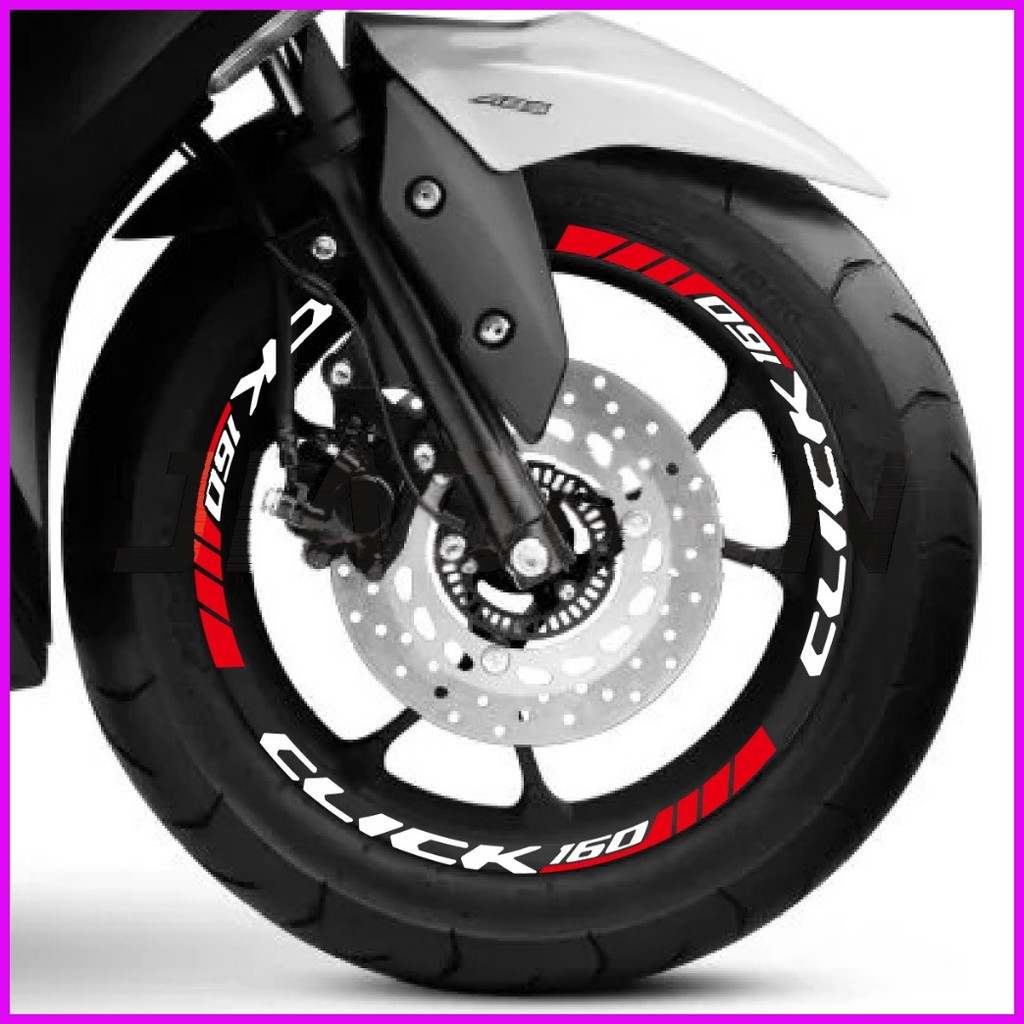 ღ Ⅳ 1 set Honda click 160 150i mags decals click 125i v3 rim sticker ...