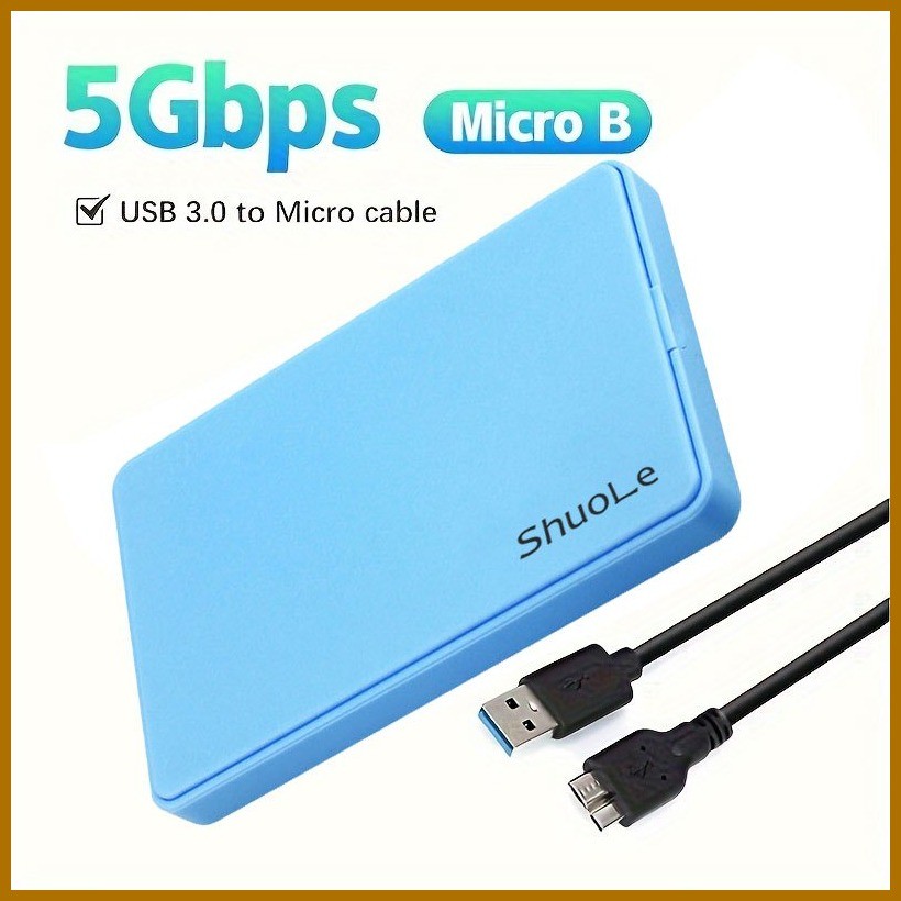 ShuoLe HDD Case 2.5 inch SATA to USB 3.0 external hard disk Portable ...