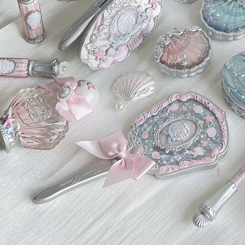 FLOWER KNOWS Mirror Shell Pearl Series Handheld Mirror High-Pretty ...