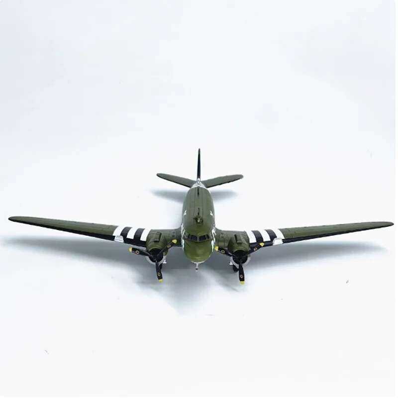 Scale 1/100 * C47 Military Transport Fighter C-47 Aircraft Model Alloy ...