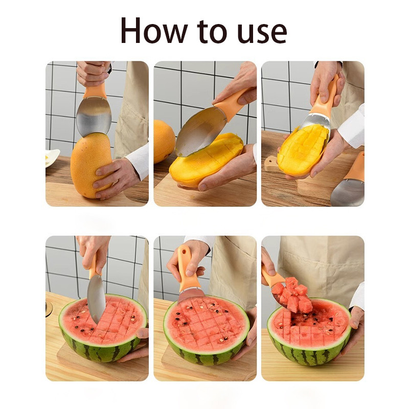 Multi Functional Mango Peeler Mango Peeling Cutting Knife Mango Peeling ...