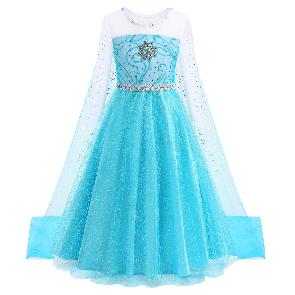 Frozen Costume for Kids Girl elsa Princess Cosplay Dress Reading Month ...