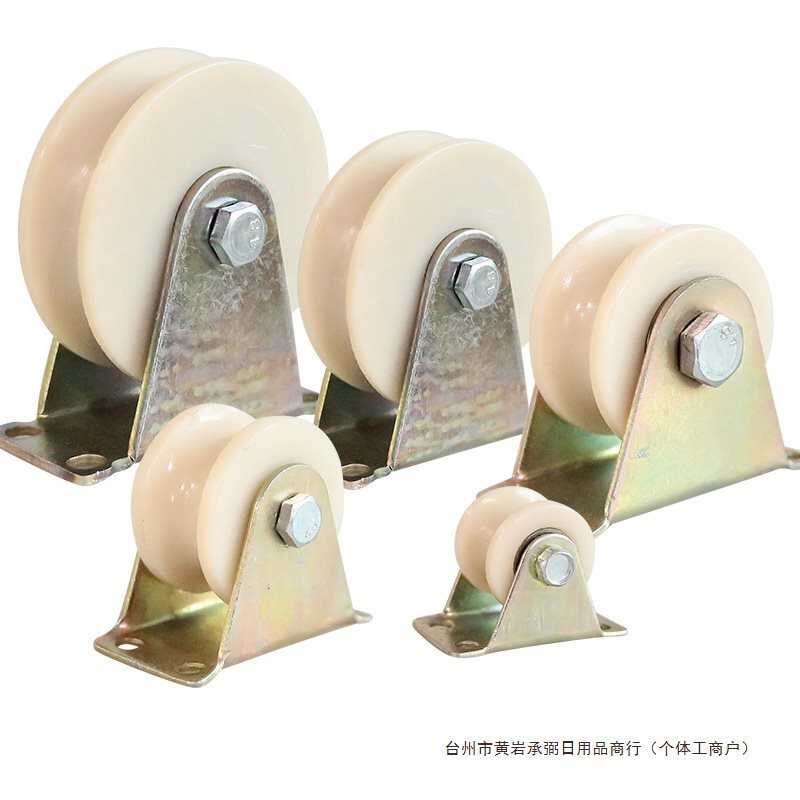 Crane crane mobile gate push-pull wheel groove wheel steel wire rope ...