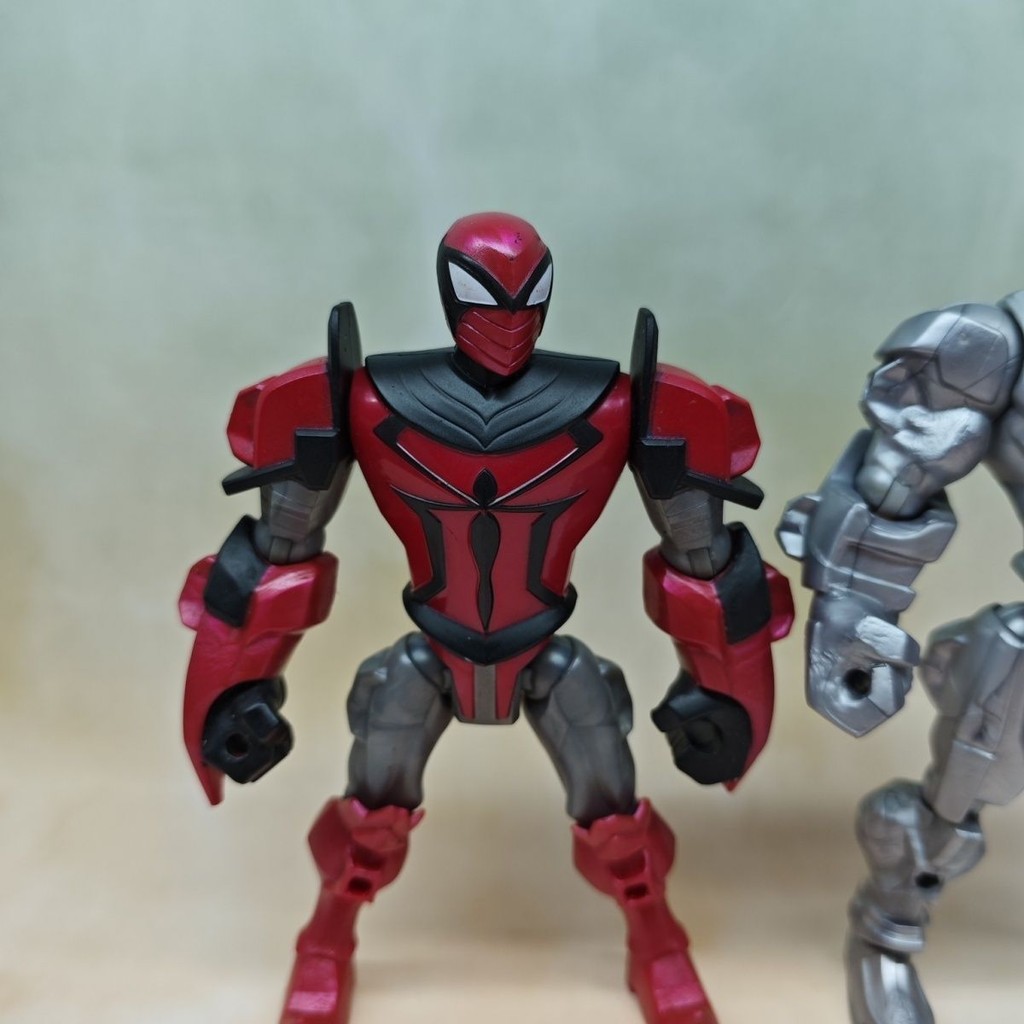 0E Hasbro Marvel's Versatile Heroes Series Knight Spider Man Ultron 6 ...