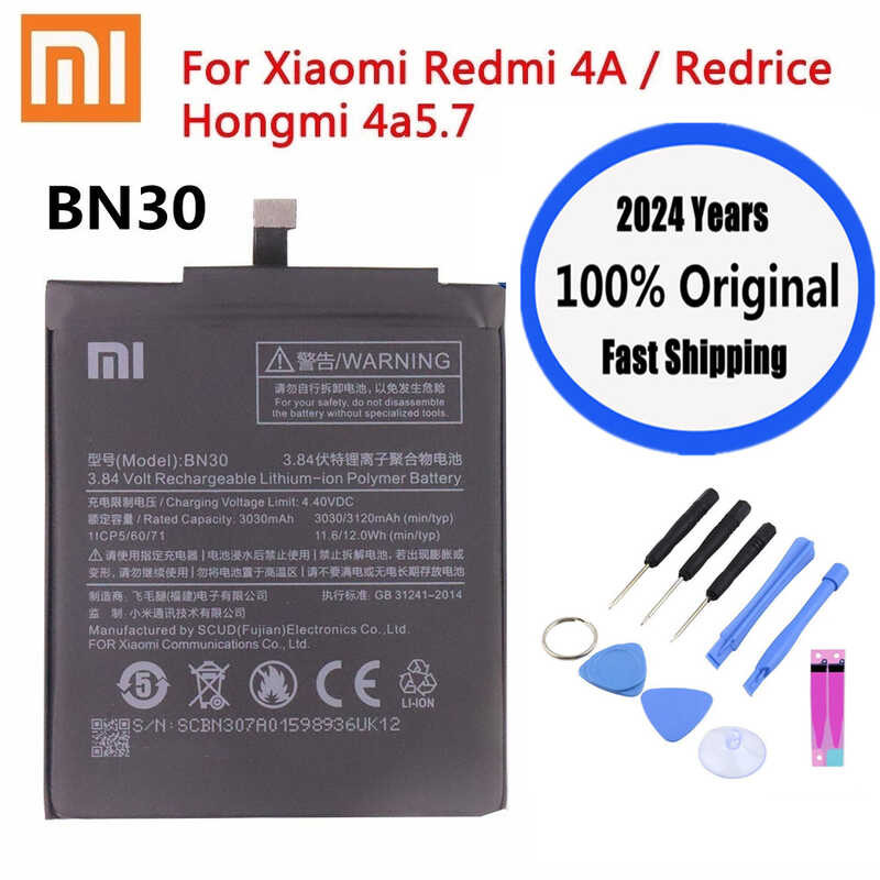2024 Years 100% Original Bn30 For Xiaomi Redmi Redrice Hongmi 4A Mobile ...