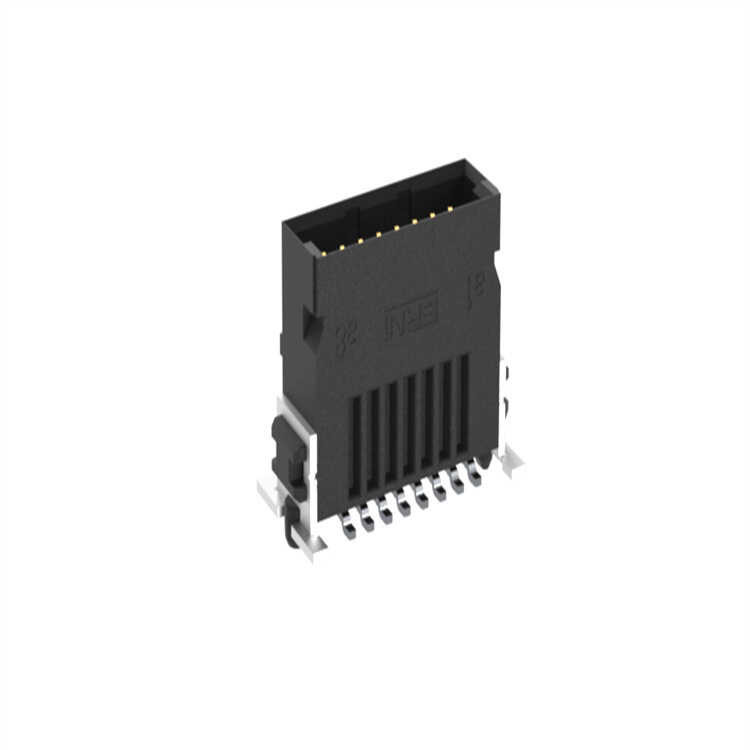 German ERNI254414 PCB connector 1.27mm vertical male 16 pin data ...