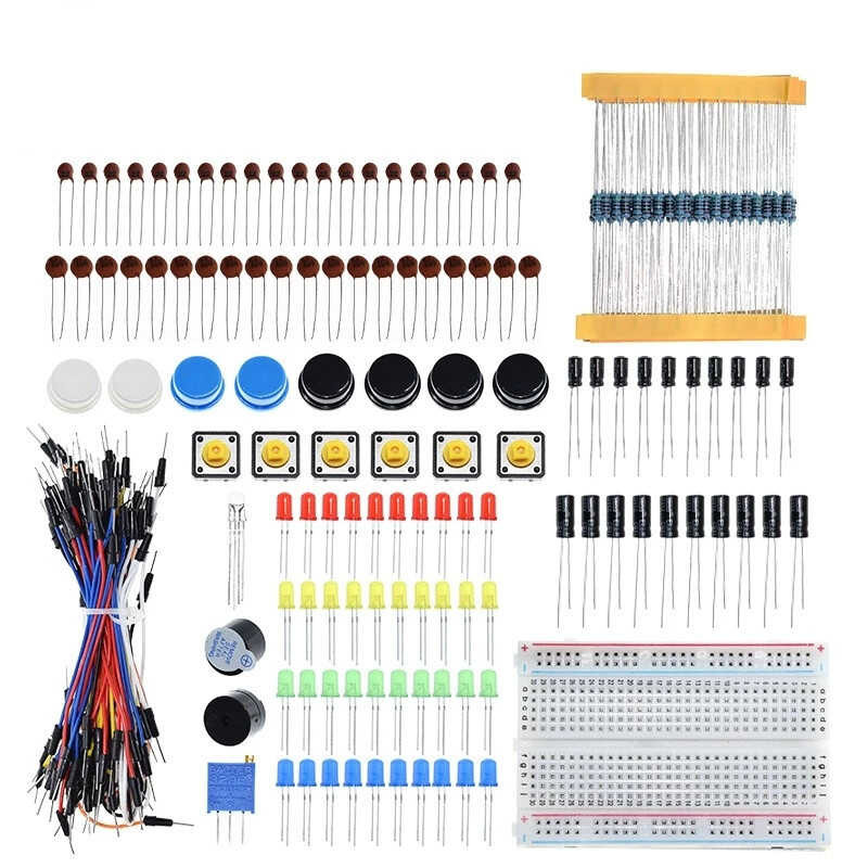 Bread board kit R3 resistor/LED/capacitor/bridge/bread board kit ...