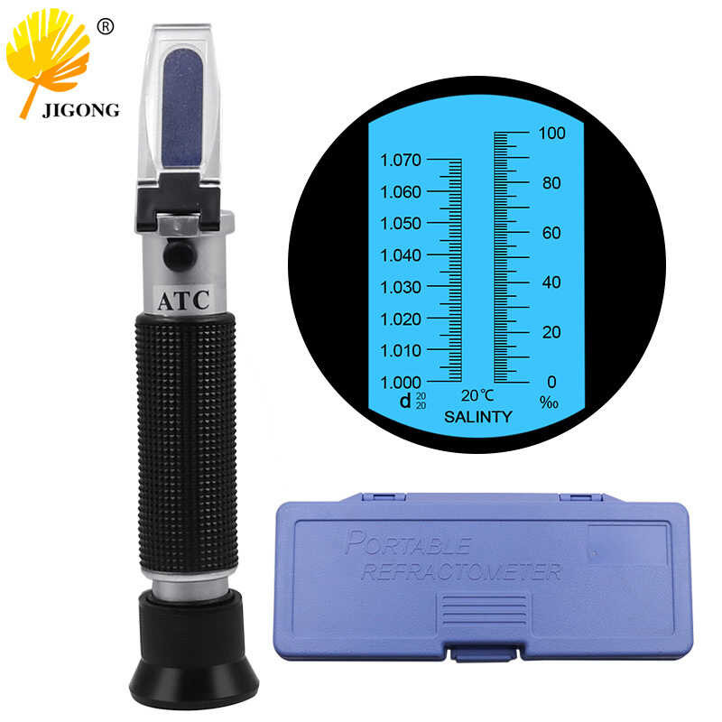 Handheld salinity meter, refractometer, seawater detector, seawater ...