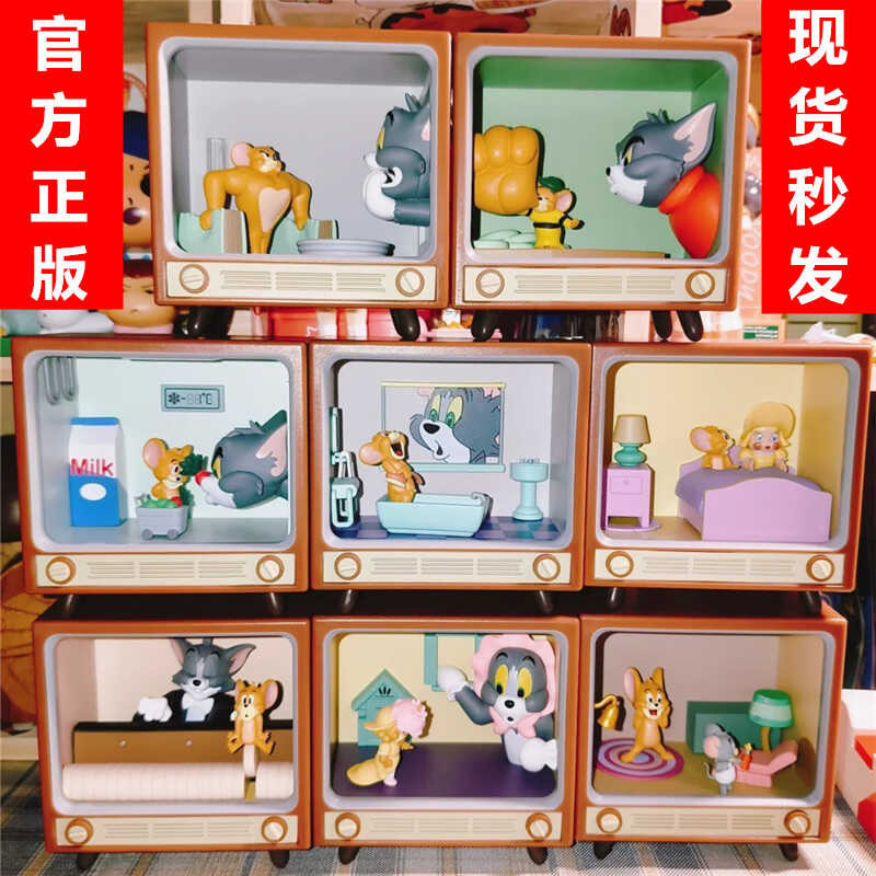 Authentic TOM at JERRY Cat and Mouse Classic MOMENT Blind Box Handmade ...