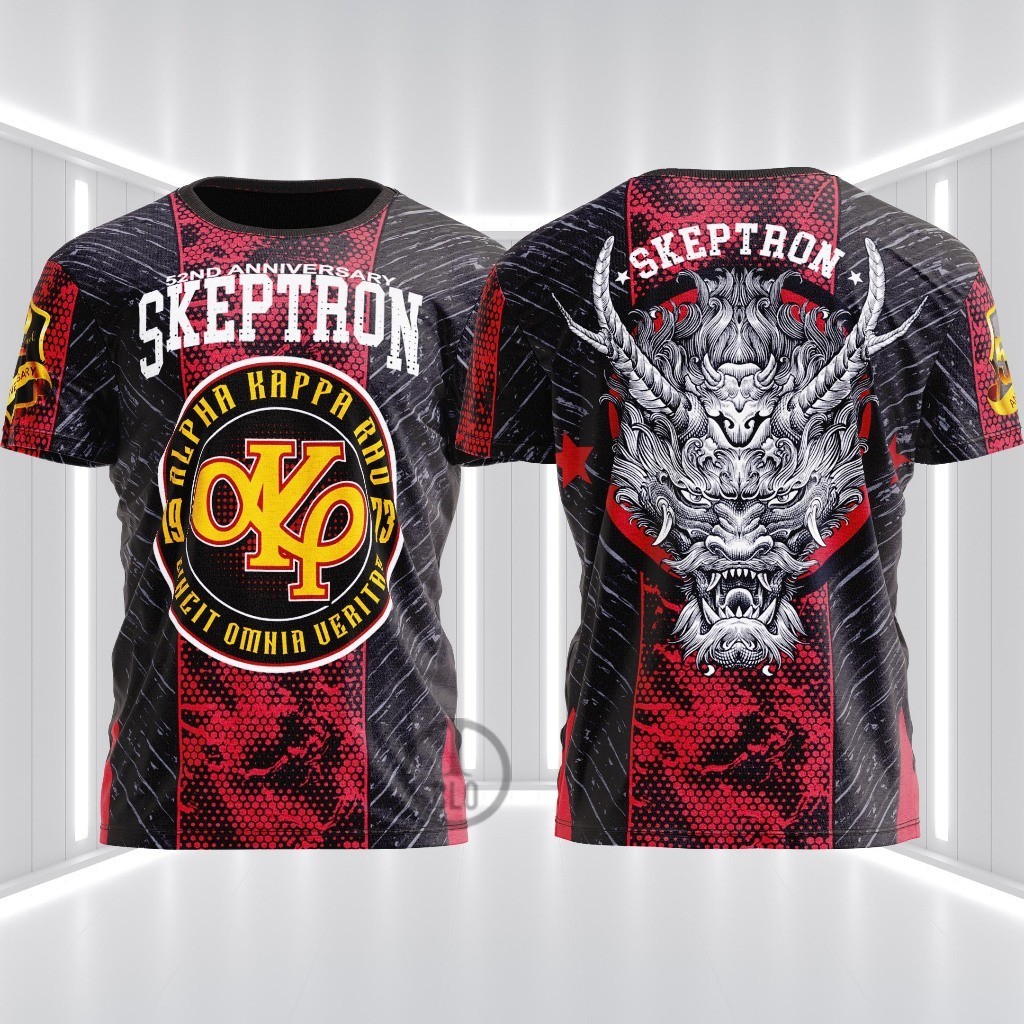 【Free Custom Name & Number】SKEPTRON ALPHA KAPPA RHO AKP 52nd FOUNDING ...