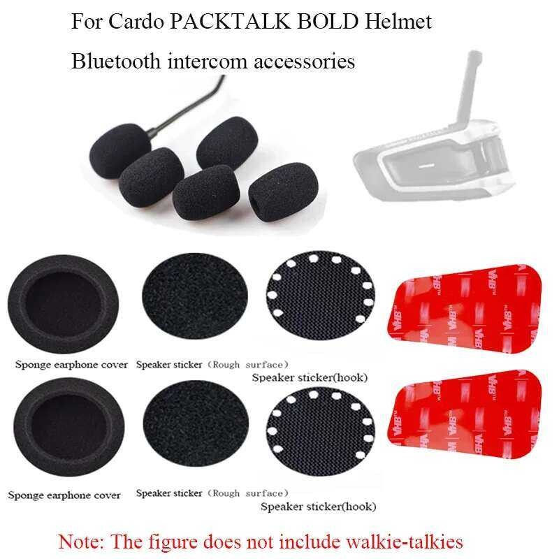 For Cardo PACKTALK BOLD Motorcycle Helmet Bluetooth Intercom ...