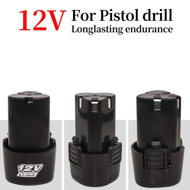 3500mAh12V 8 Universal Rechargeable Lithium-Ion Battery for Screwdriver ...
