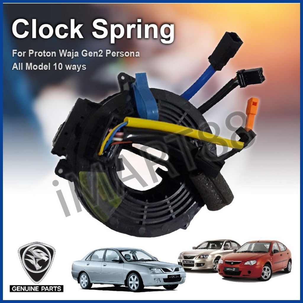 Proton Waja Gen 2 Persona Wira Satria 10 way Clock Spring Gen2 Spiral ...