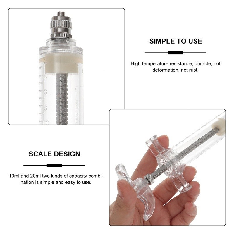 Syringe For Pig/ Fiberglass Syringe 10ML Injection For Pig+10 12 Gauge ...