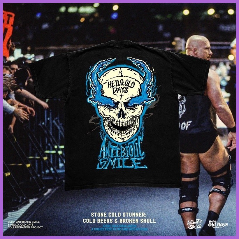 Stone Cold Steve Austin Tribute Shirt By Hello, Old Days And Antibiotic ...