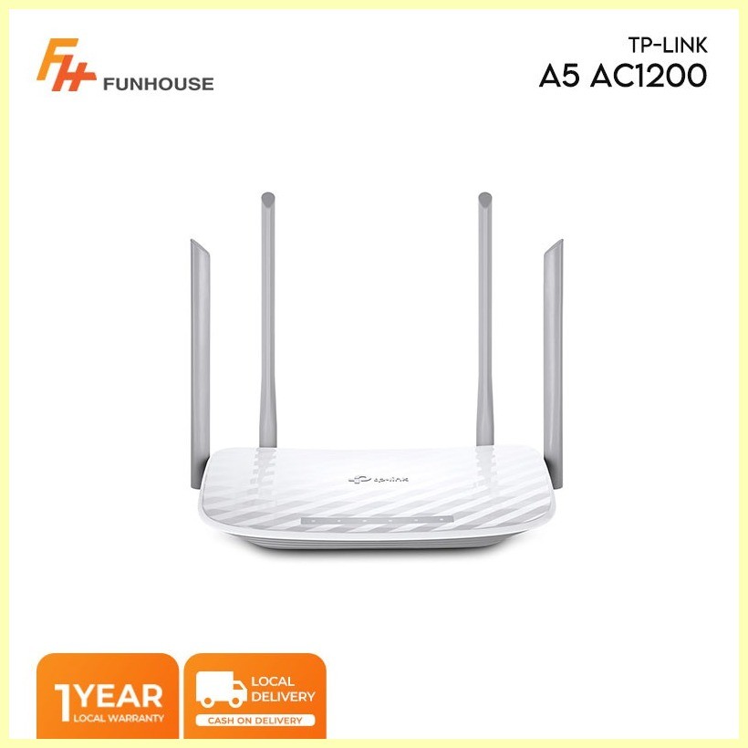 Tp-Link Archer A5 AC1200 Wireless Dual Band Router | 2.4G & 5G Wi-Fi ...