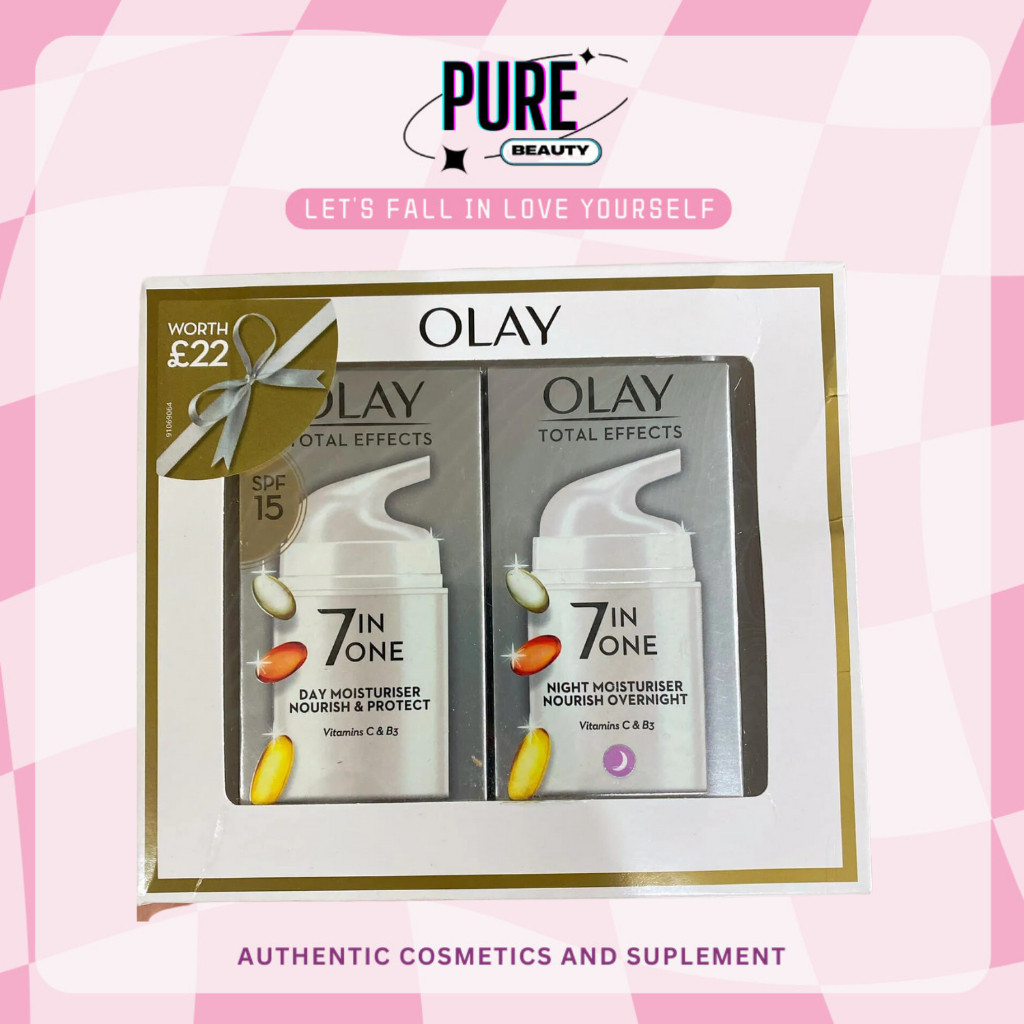 Olay - Total Effects 7in1 Day & Night Cream - Full Set - UK Version ...