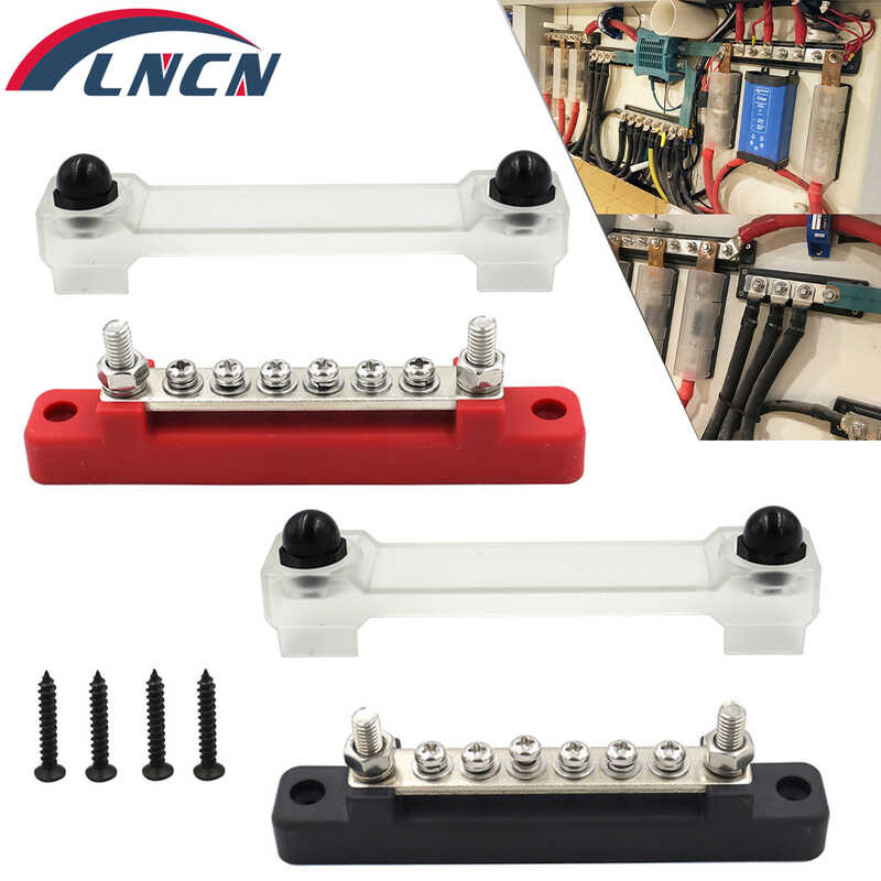 Negative Car Terminal Bar 150A 12V Power Distribution Block M6 Termianl ...