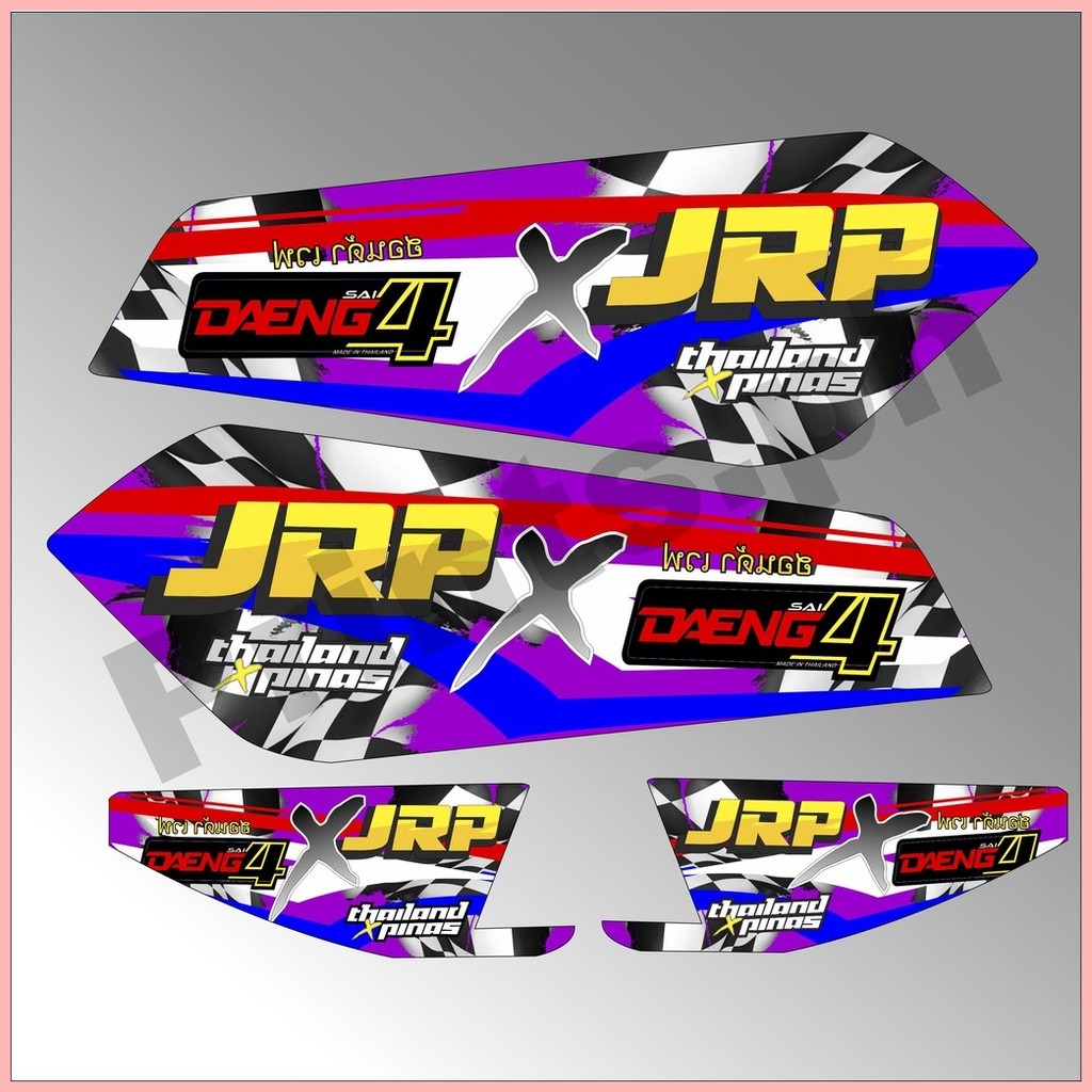 TMX / RUSI / PINOY / MOTOPOSH / SKYGO / DECALS STICKER v3 ( JRP X DAENG ...
