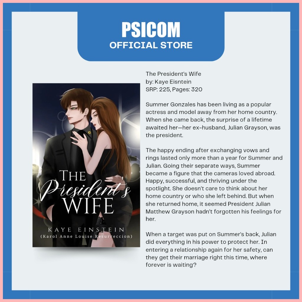 Psicom - The President's Wife by Kaye Einstein ♝ ♟ | Shopee Philippines