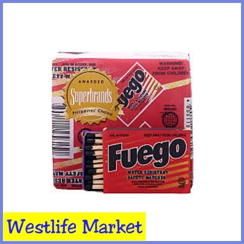 ⭐ Fuego Safety Matches ( Posporo ) 10boxes/1Pack | Shopee Philippines