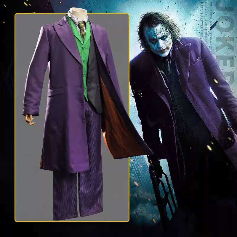 Tt Batman Suit, Peruka, Heath Ledger Costume, Joker Lalaki Performance ...