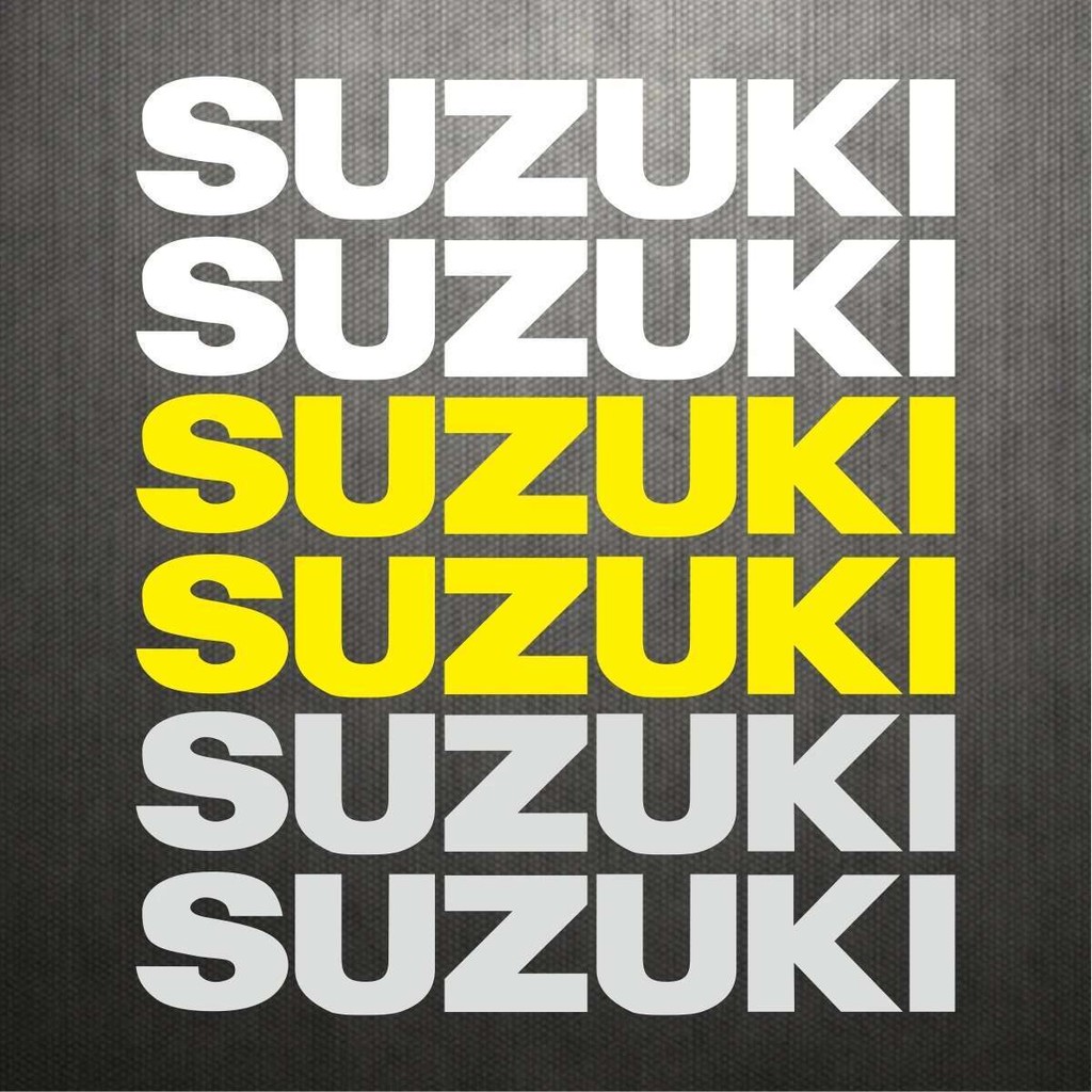 Suzuki Motorcycle Stickers Decal Tank Emblem | Shopee Philippines