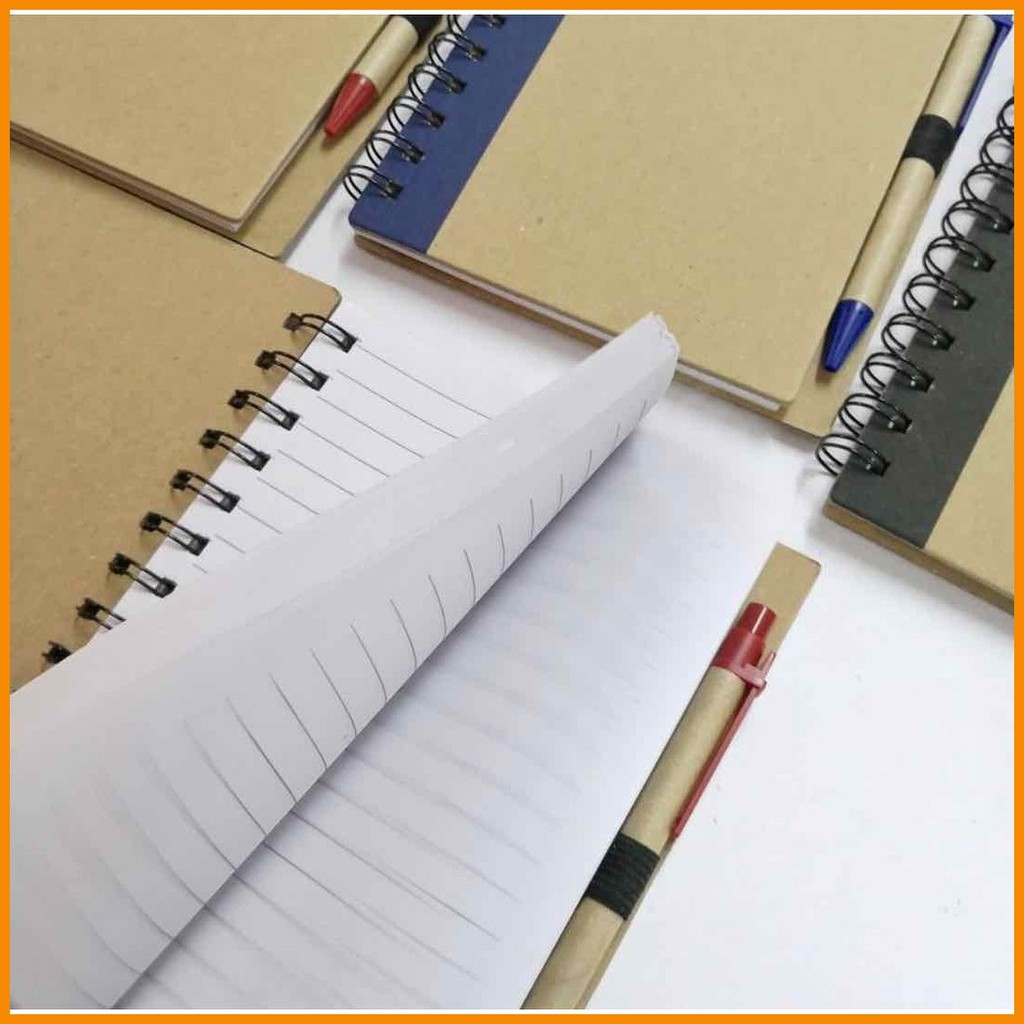 ♨ ☇ Classic Stationery Notepad Wood Design Notes & Pen | Shopee Philippines