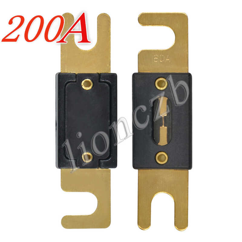 Large fork bolt type car fuse/chip forklift modified 200A gold-plated ...