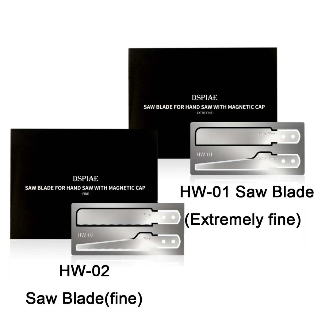 0.3mm Dspiae Aluminium Alloy Handsaw Refill Blade Extra Fine HW-01 Fine ...