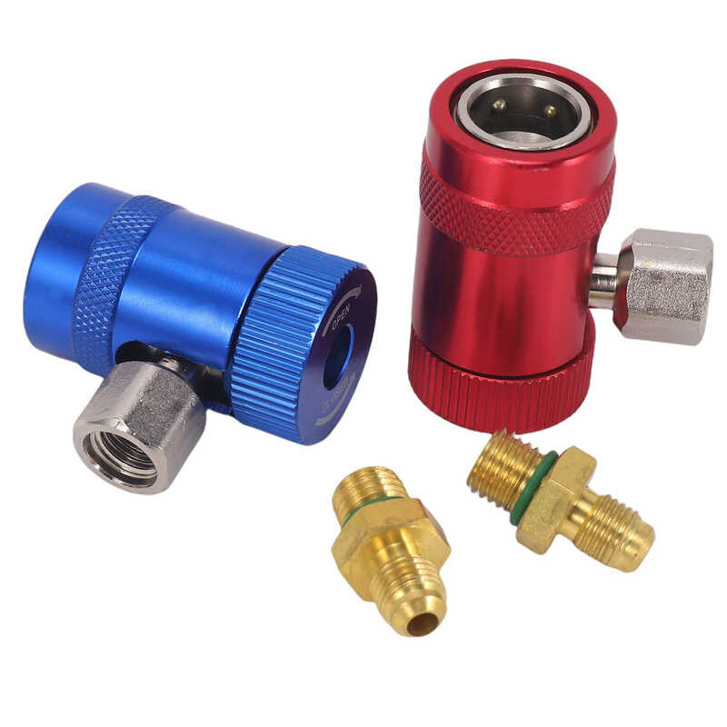 Quick R1234YF Coupler AC Refrigerant Freon Adjutable Car Air ...