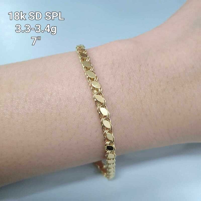 SAUDI GOLD PAWNABLE DAMASCUS BRACELET | Shopee Philippines