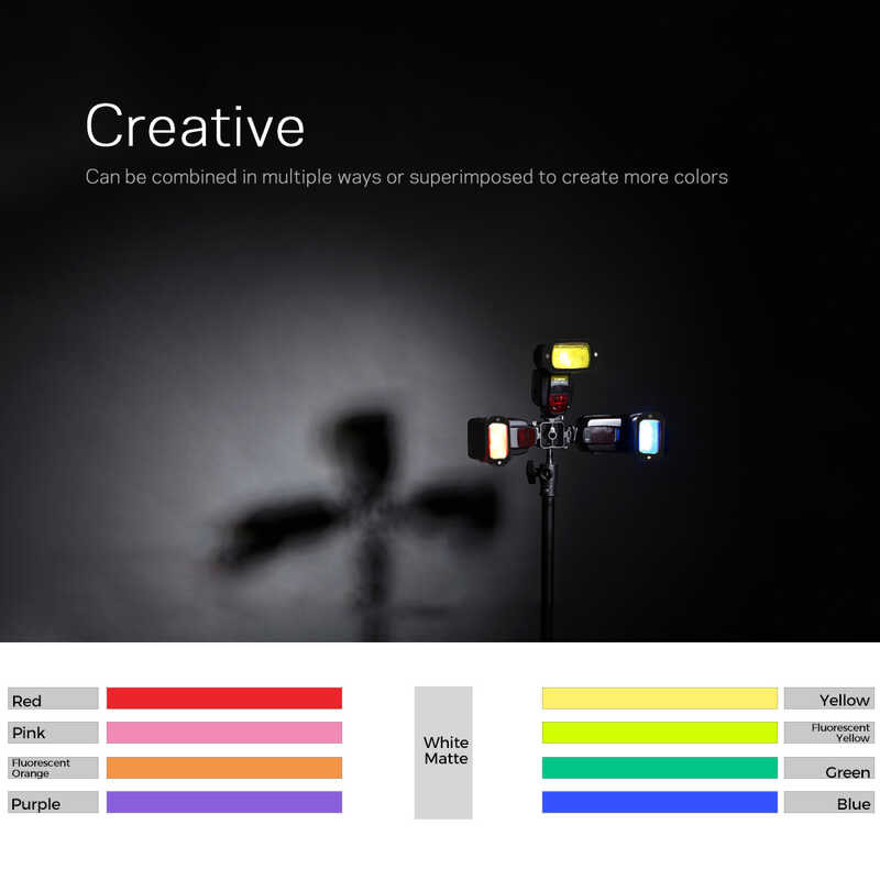 Speedlight AODELAN Honeycomb Grids At Gel Set Lighting Modifier Gamit ...