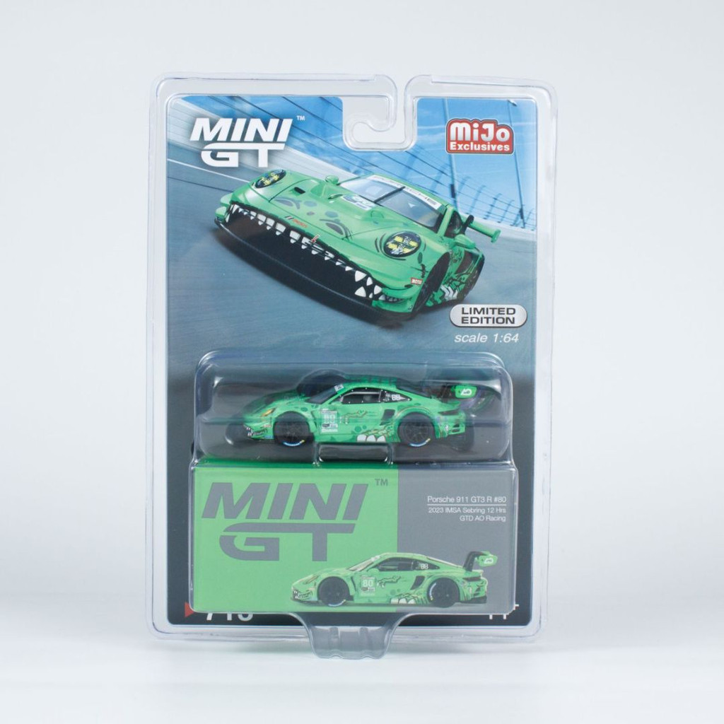 MINI GT 1:64Porsche911GT3 r#80 GTD AO Racing Car2023Blister Version ...