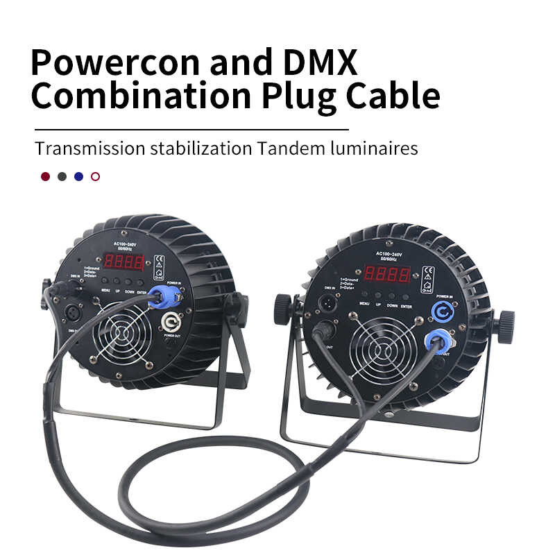 SK Power Cable Combination Of Powercon Plug At DMX XLR Signal E ...