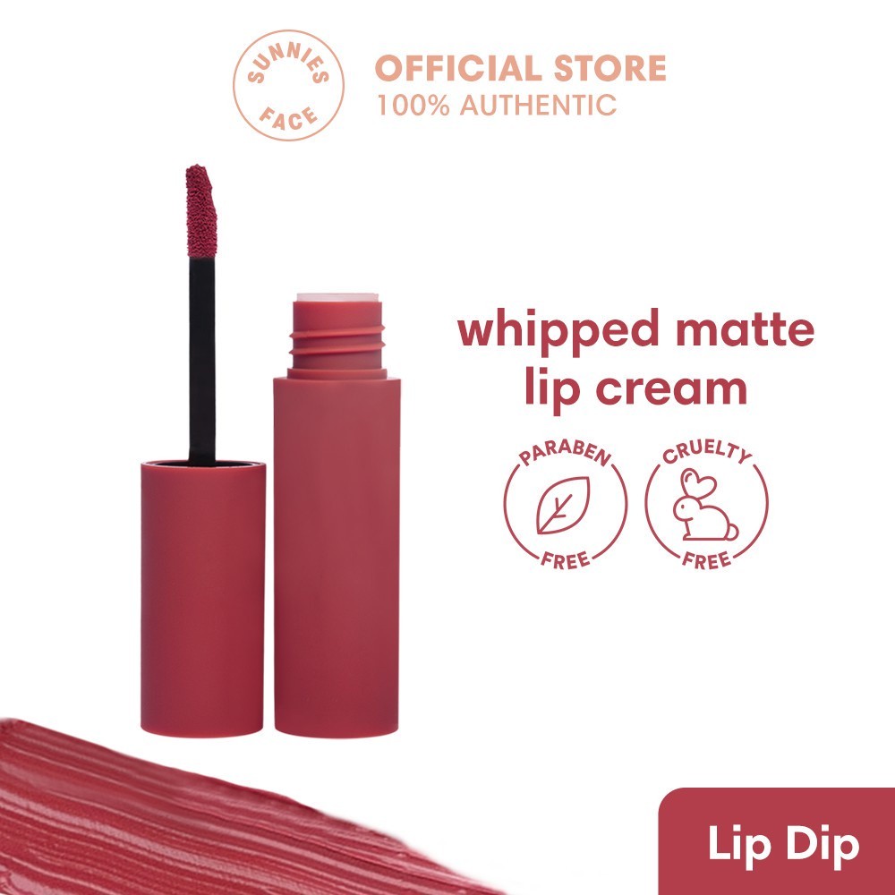 in stock Sunnies Face Lip Dip (Whipped Matte Liquid Lipstick) | Shopee ...