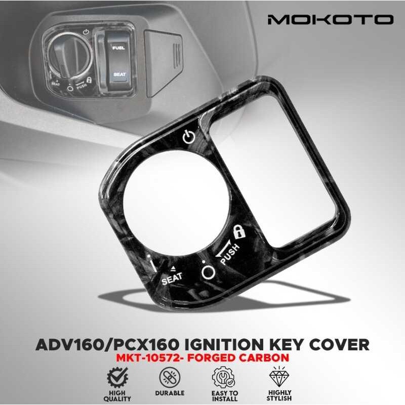 MOKOTO ADV COD PCX 160 KEY COVER FORGED / CARBON IGNITION LOCK ...
