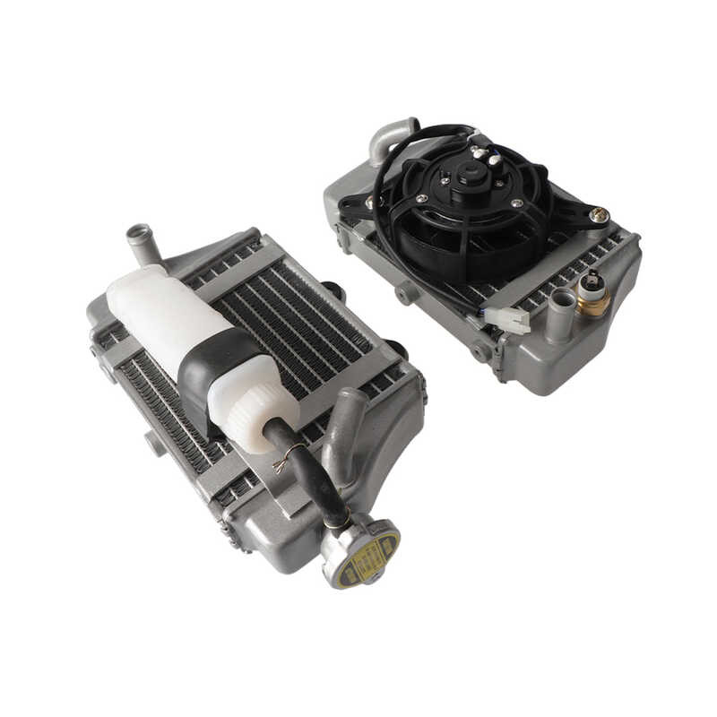 Motorcycle 2 Water Tank Cooler Engine Radiator Assembly Suitable Para ...
