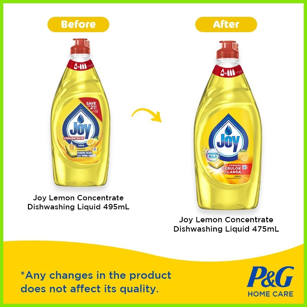 Joy Dishwashing Liquid Kalamansi Lemon Baby Antibac Hygiene 475ml ...