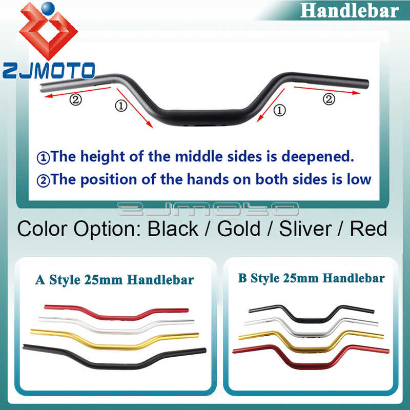 Style Handle Club Bar Motorcycle 25Mm Handlebar 2.5"/3" Pull Back ...