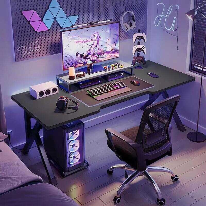 Small Home Computer Room, Small Desktop Desk, Thick And Thick, Focused ...