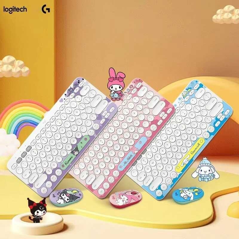 K380 Logitech Sanrio Cinnamoroll Kuromi Wireless E Bluetooth Keyboard ...