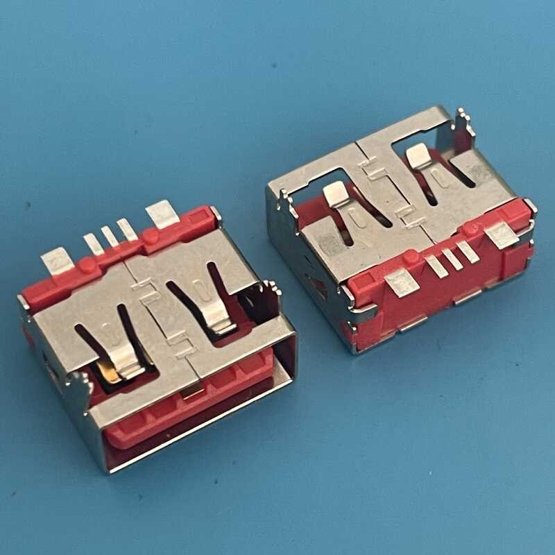 Front two feet 90 degree USB 5P female socket high current 3A OPPO ...