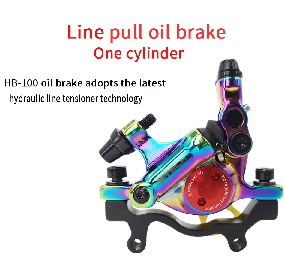ZOOM XTECH HB100 MTB Colorful Hydraulic Line Pulling Disc Brakes ...