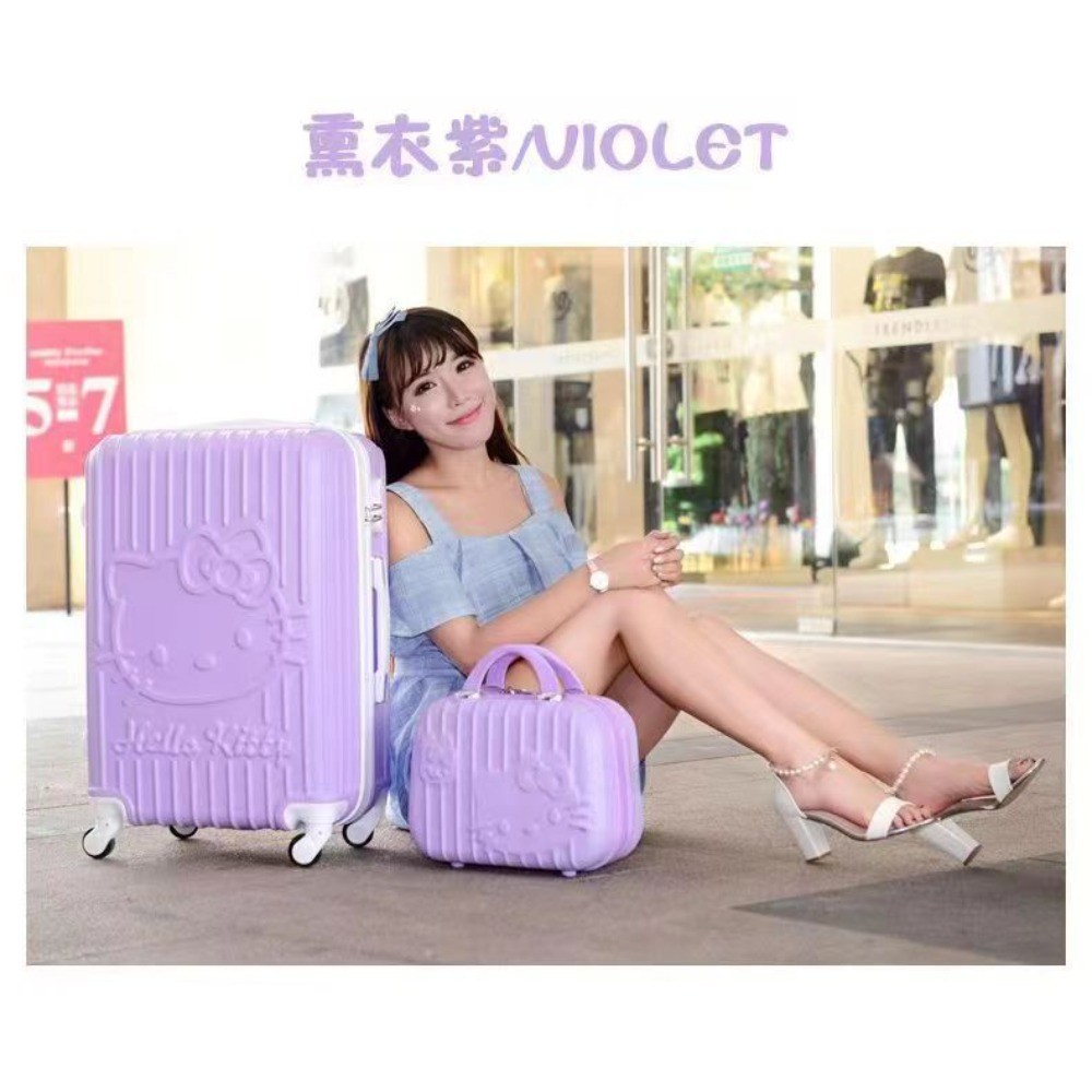 Hello Kitty Suitcase 20 Inch 24 Inch Large Capacity Trolley Travel ...