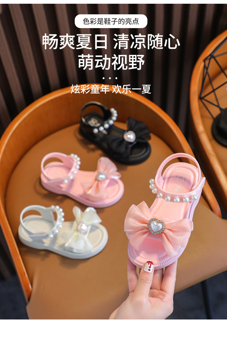 Children Sandals Girls Cute Baby Princess Outdoor Anti-slip Cartoon ...