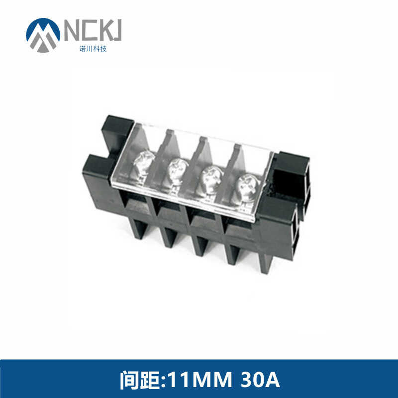 30A through/fence/through type terminal block M4 screw environmentally ...