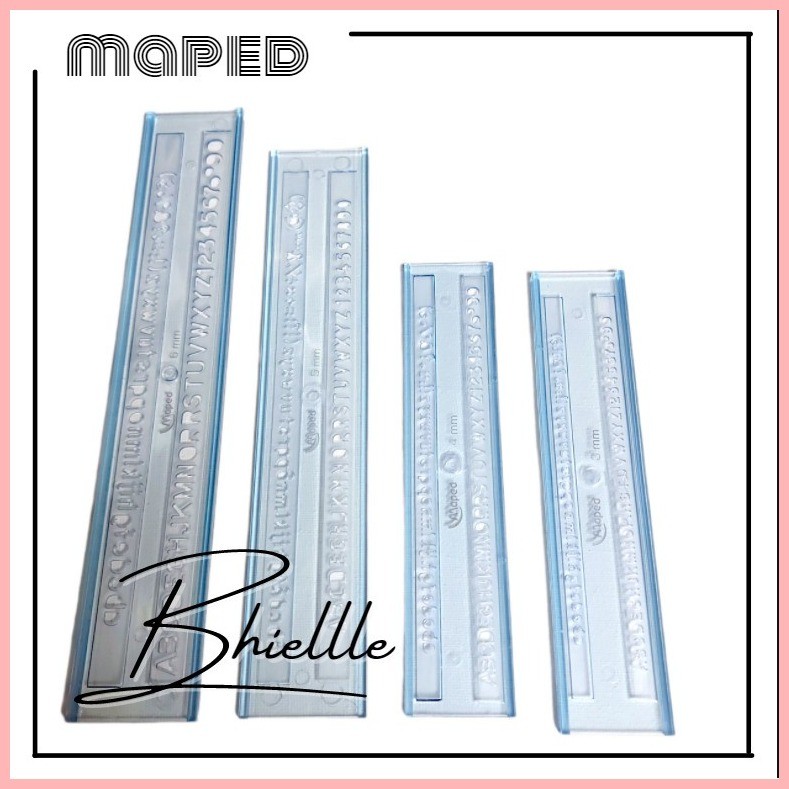 MAPED SILCO Lettering Stencil Guide Architectural and Engineering ...