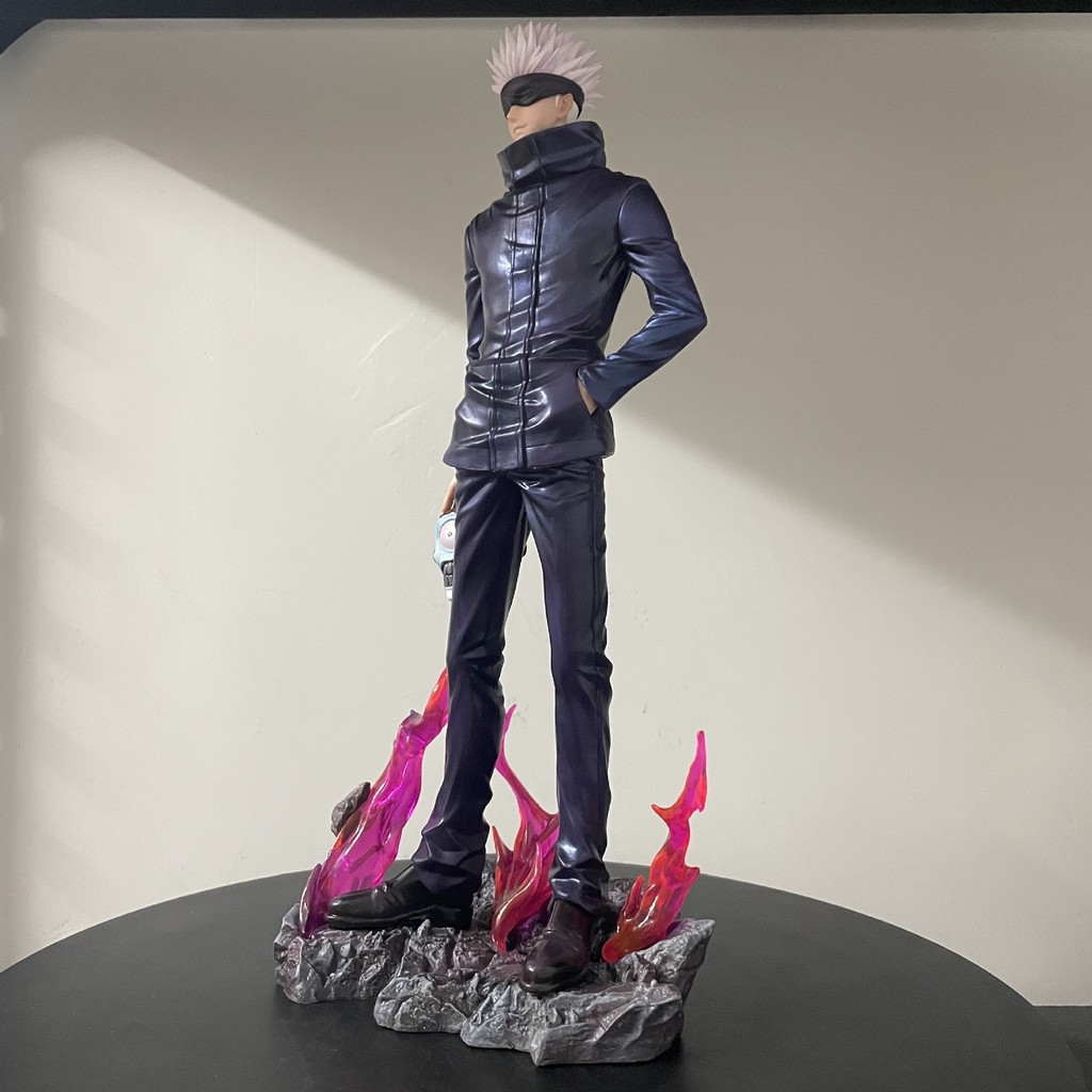 33cm Jujutsu Kaisen Gojo Satoru Standing Posture Two Face Replaced High ...