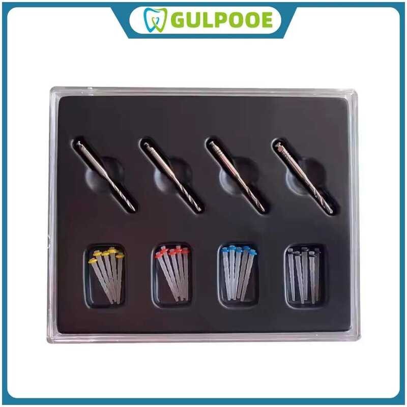 Dental GULPOOE Fibre Pile Fibre Pile 20 Posts + 4 Drills Dental ...
